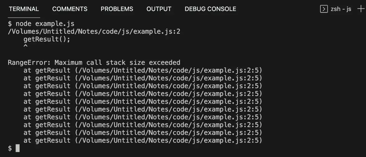 How To Fix JavaScript RangeError Maximum Call Stack Size Exceeded N